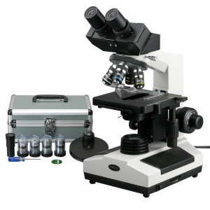 Buy AmScope B390A-PCT-E2, Binocular Microscope 40X-1600X 2MP Camera ...