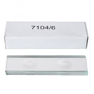 Buy AmScope BS-2C6, Double Depression Concave Glass Microscope Slide ...