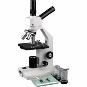 Buy AmScope D120A-E2, 40X-1600X Monocular Microscope w/ 2MP Camera ...