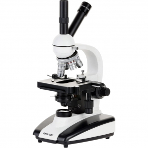 Buy AmScope D130A, 40X-1600X Monocular Microscope w/ 3D Mechanical ...