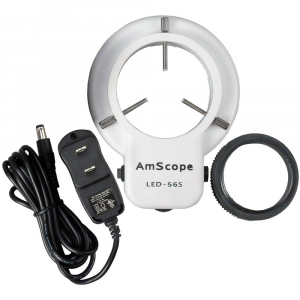 Buy AmScope LED-56S, 56 LED Microscope Ring Light with Dimmer - Prime ...