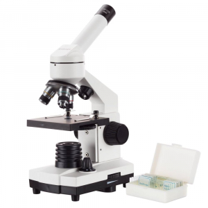 Buy AmScope M110C-2L-PB10, 40-1000X Cordless Compound Microscope ...
