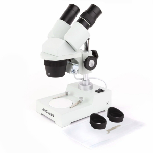 Buy AmScope SE304-PX-E2, Binocular Microscope 10X-40X Mini-USB 2.0MP ...