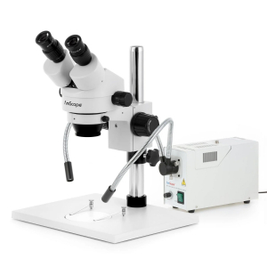 Buy AmScope SM-1B-FOD-9M, 7X-45X Binocular Stereo Zoom Microscope 9MP ...