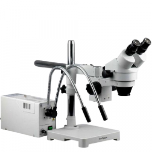 Buy AmScope SM-3B-FOD, 7X-45X Microscope with Fiber Optic Gooseneck ...