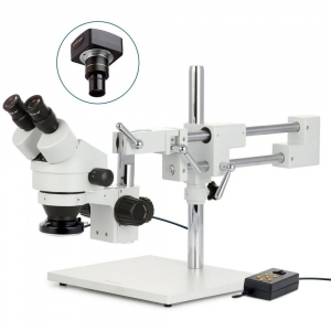 Buy AmScope SM-4B-144A-8M, Binocular Microscope 7X-45X with 8MP Camera ...
