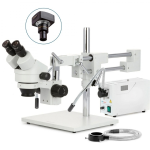 Buy AmScope SM-4B-FODR-14M, Binocular Microscope 7X-45X with 14MP ...