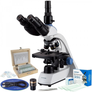 Buy AmScope VB-T250C-STR, LED Trinocular Compound Microscope - Prime Lab Med