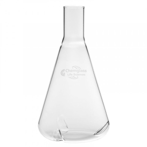 Buy Chemglass CLS-2046-04, Flask, Shake, 300mL, Deep Baffles, Delong Neck - Prime Lab Med