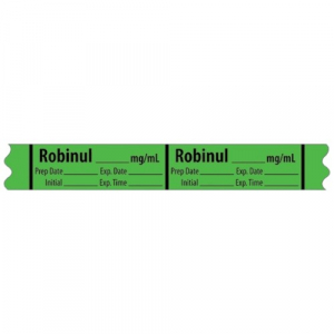 Buy Marketlab 10315, Anticholinergic Agent Label Tape "Robinul _mg/mL ...