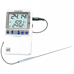 Buy Marketlab 13178, Hi-Accuracy Dual Thermometer w/ One Steel Probe ...