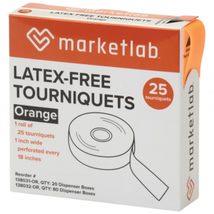 Buy Marketlab 138031-OR, Orange Latex-Free Tourniquet in Dispenser Box ...