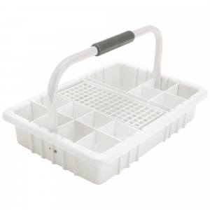 Buy Marketlab 1885-WH, White Phlebotomy Tray with 13mm Tube Rack ...