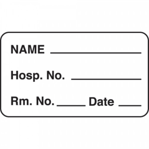 Buy Marketlab 6784, Phlebotomy Specimen Receiving Labels "Name Room ...