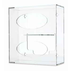 Buy Omnimed 305364, Double Clear Deluxe Acrylic Glovebox Holder - Prime ...