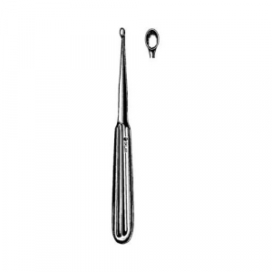Buy Sklar 06-4114, Dermal Curette Oval with #2 Tip - Prime Lab Med