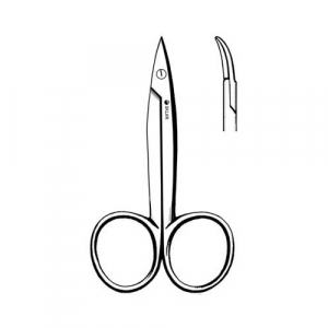 Buy Sklar 24-2337, Pedo 3-1/2" Crown-Festooning Curved Scissors - Prime ...