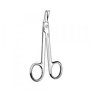 Buy Sklar 24-2355, Baker Crown Curved Short Blades Scissors - Prime Lab Med