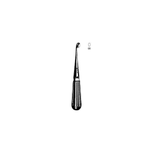 Buy Sklar 40-7100, Bruns Bone Curette, 6-3/4", Oval #00 - Prime Lab Med