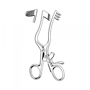 Buy Sklar 42-1826, Perkins Endaural Retractor, Left Serrated Solid ...