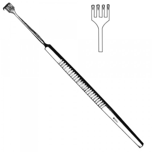 Buy Sklar 47-2540, Kaye Blepharoplasty Rake Four Prong, Small, 5-1/4 ...