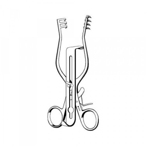 Buy Sklar 55-7340, Henley Vascular Surgery Retractor, Sharp 3x4 Prongs ...