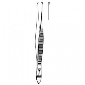 Buy Sklar 66-2352, Elschnig Fixation Forceps Angled Upward, 3 x 4 Teeth ...