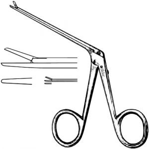 Buy Sklar 67-8029, McGee Ear Forceps, Bent Upwards, Serrated, 80 mm ...