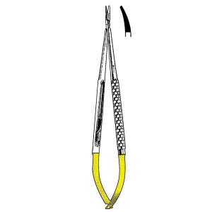 Buy Sklar 98-9346, Toledo Micro Needle Holder, 7", Catch, Curved ...