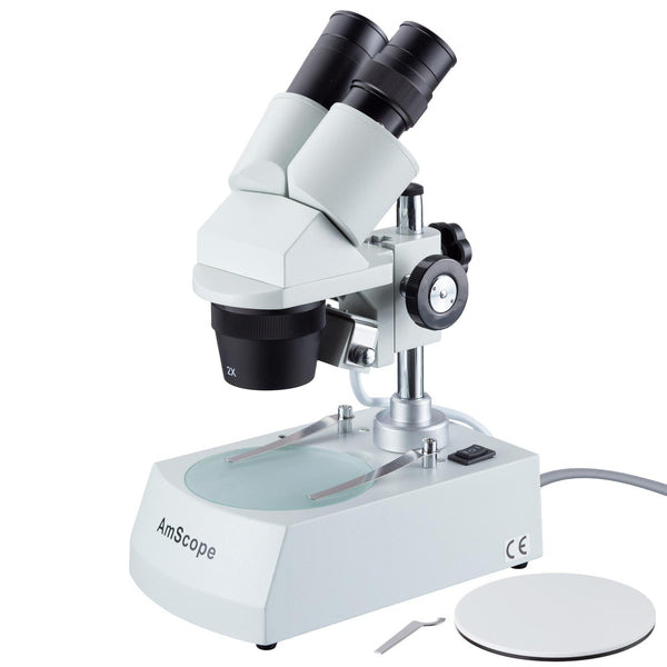 Buy AmScope SE306-PZ-E2, Binocular Stereo Microscope 20X-80X 2MP Eyepiece - Prime Lab Med