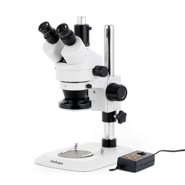 Buy AmScope SM-1TNZ-144A, SM-1 Series Microscope w/Multi-Zone 144 LED ...