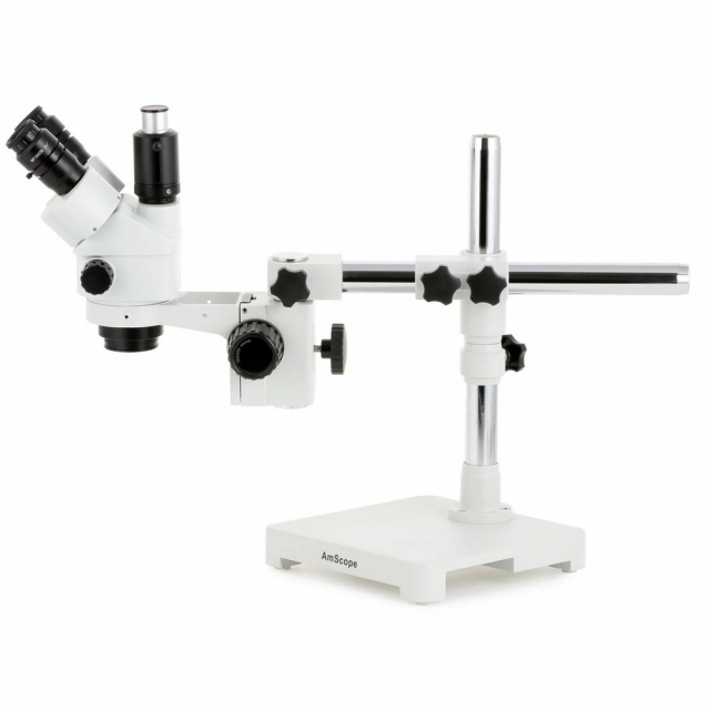 Buy AmScope SM-3NTPYY-64S-AF2, Trinocular Microscope 7X-135X 2.0MP ...