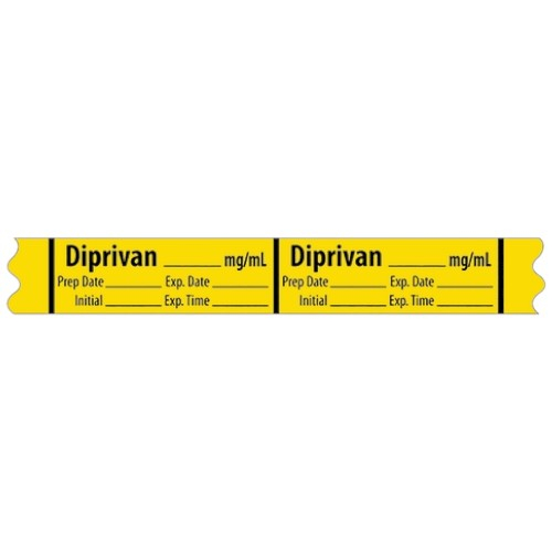 Buy Marketlab 10225, Induction Agent Label Tape "Diprivan _mg/ml ...