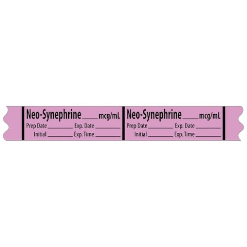 Buy Marketlab 10293, Vasopressor Label Tape "NeoSynphrine _mcg/mL ...