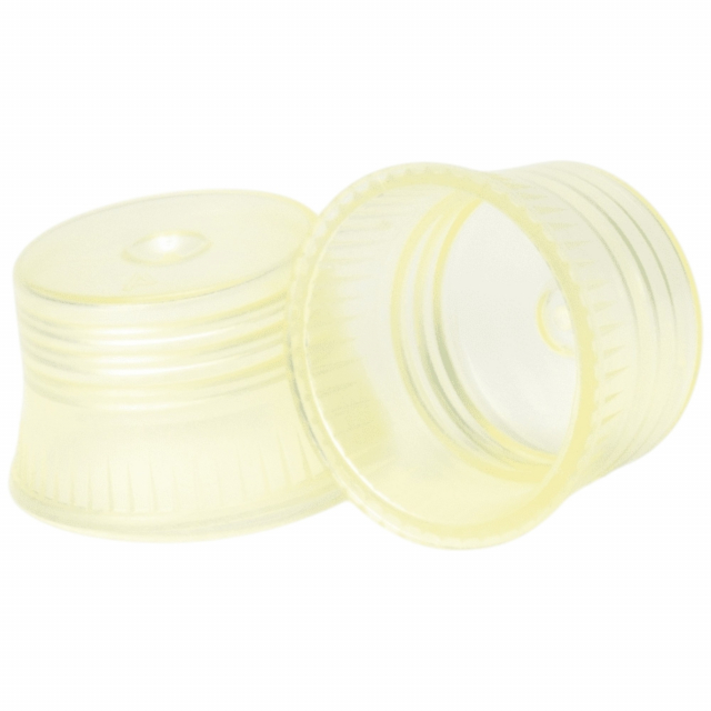 Buy Marketlab 1104-YL, Yellow 12-13mm Transparent Tube Cap - Prime Lab Med