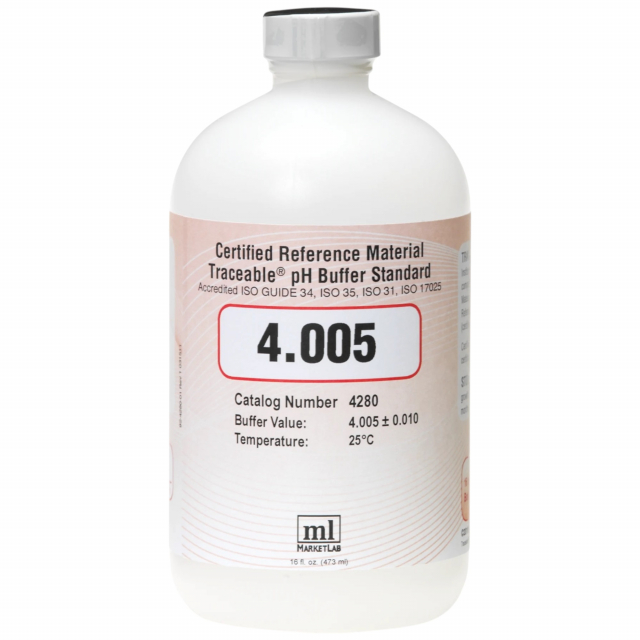 Buy Marketlab 13170, Traceable 4.005 pH Reference Material 16oz bottle ...