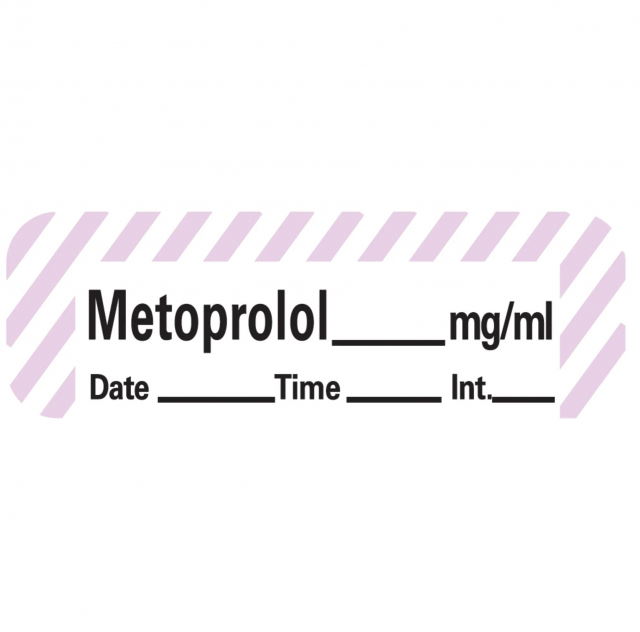 Buy Marketlab 19128, "Metoprolol mg/mL" Hypotensive Agents Peel-Off ...