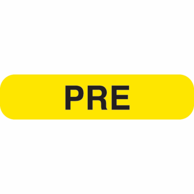 Buy Marketlab 6761, Phlebotomy Specimen Receiving Labels "Pre" Yellow ...